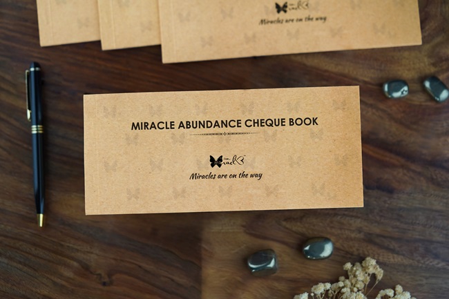 Buy Manifest Financial Abundance Miracle Cheque Book | I Am Miracl3